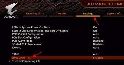 Amd Cpu Ftpm Switch что это в Bios