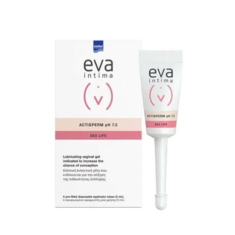 Intermed Eva Actisperm Sex Life Vaginal Gel 6 Pre Filled Disposable