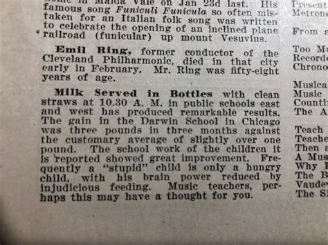 Notice From Etude Music Magazine 1922 Philadelphia Music Magazines
