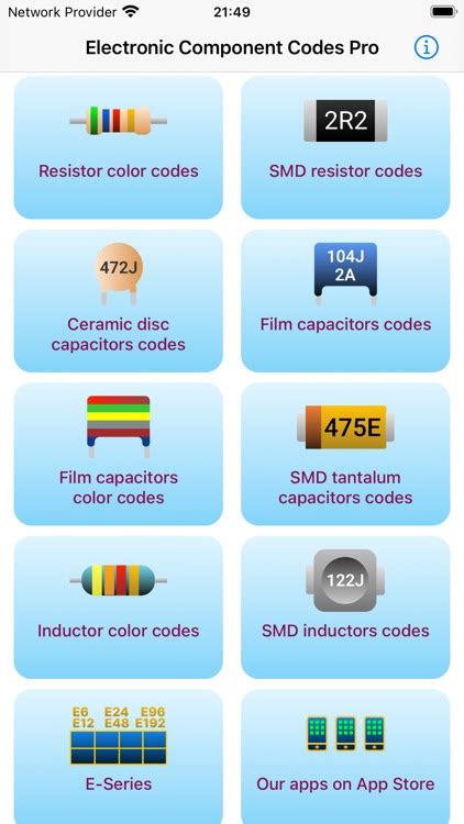 Electronic Component Codes Pro By Alg Software Lab