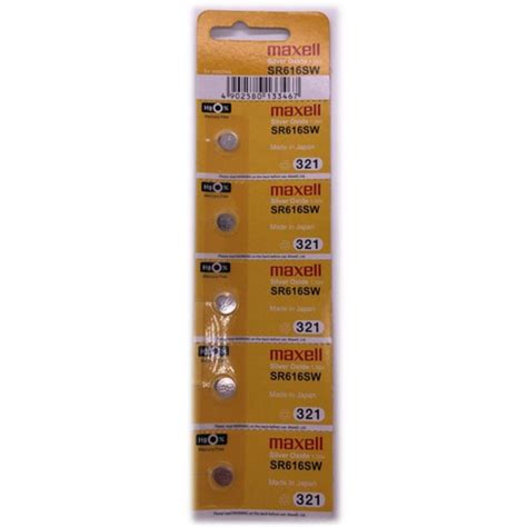 Maxell SR616SW Silver Oxide Micro Battery 5pcs 5biji Shopee Malaysia