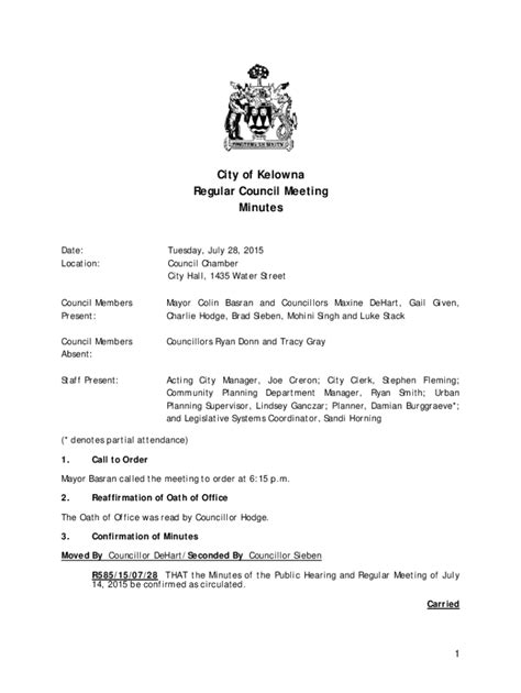 Fillable Online Apps Kelowna Mayor Colin Basran And Councillors Maxine Dehart Gail Given Fax