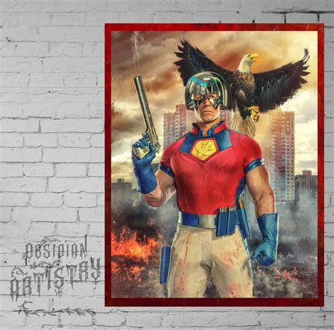 Poster Peacemaker And Eagley From Suicide Squad High Quality Poster