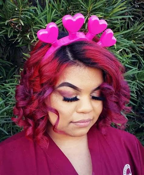 25 Showstopping Red Purple Hair Colors To Rock In 2024