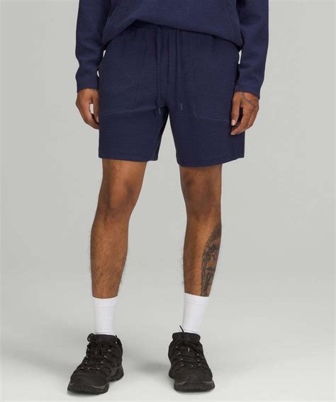 Lululemon At Ease Short 7 Heathered Night Sea Black Lulu Fanatics