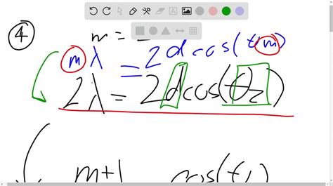 X Rays With A Wavelength Of 0 12 Nm Undergo First Order Diffraction From A Crystal At A 68 ∘