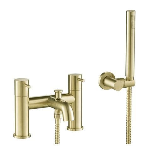 Jtp Vos Brushed Brass Shower Mixer With Kit 23275bbr