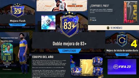 FIFA DOBLE MEJORA DE MEJORA FLASH SOBRE DE MONEDAS MEJORA DE INICIO DE SESION