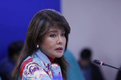 Imee Marcos Reacts To Claims She Sided W Dutertes Over President