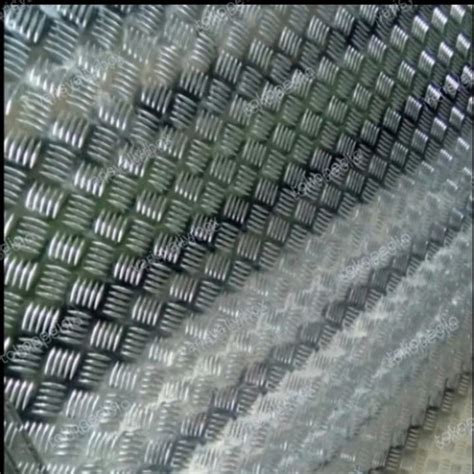 Jual Plat Bordes Stainless 5mm X 1200mm X 2400mm Kembang 5 Jakarta