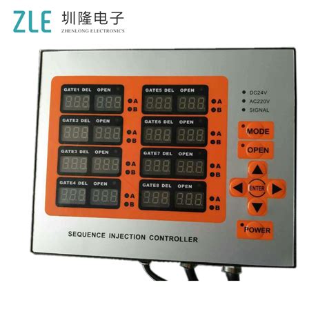 8 zones sequence injection controller for air solenoid valve mold