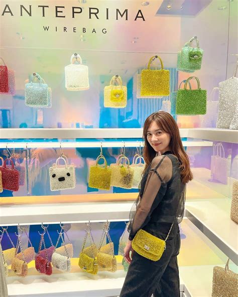 安座間美優さんのインスタグラム写真 安座間美優instagram「🛍️ Anteprima Wirebag Popup Storeへ