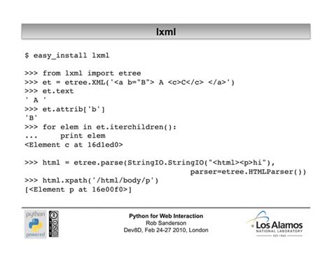 Python Web Interaction Pdf