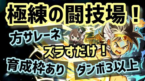 【パズドラ】極練の闘技場！片サレーネ育成枠あり簡単ズラし周回編成！ Youtube