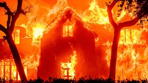 Registraron Impactantes Imágenes Del Incendio En California Que Ha