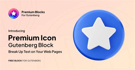 4 Icon Block Types Free Blocks For Gutenberg Editor
