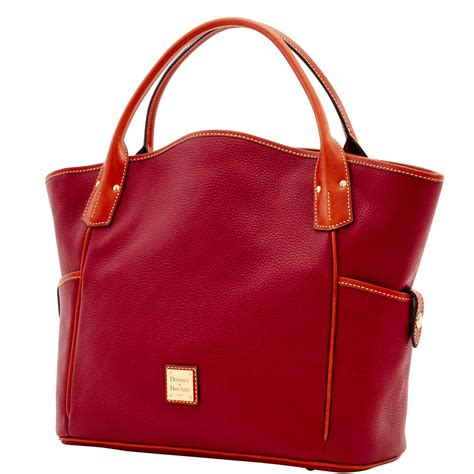 Dooney Bourke Leather Pebble Grain Kristen Tote In Red Save 1 Lyst