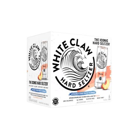 White Claw Peach Seltzer White Claw Peach Seltzer 6 Pack Colonial