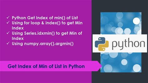Get Index Of Min Of List In Python Spark By Examples