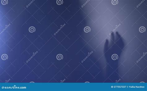 Silueta De Una Bella Chica Sexy Realizando Movimientos Seductores Del