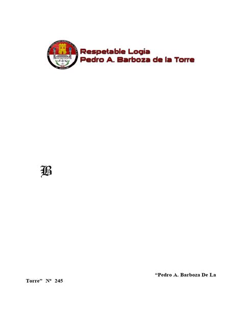 Genio Y Magia Del Pensamiento Masónico Barbociano Pdf Masonería