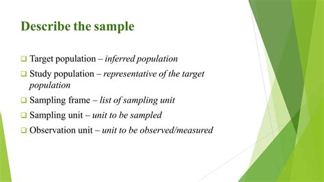 Complex Random Sampling Designspptx Science