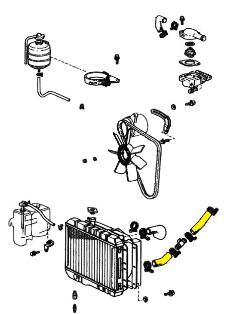 2f 42l Lower Radiator Hose No 1 Genuine 1976 1983 Land Cruiser Yota1
