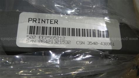 Intermec Px4i Industrial Thermal Transfer Label Printer Px4c010000000020 For Sale Online Ebay