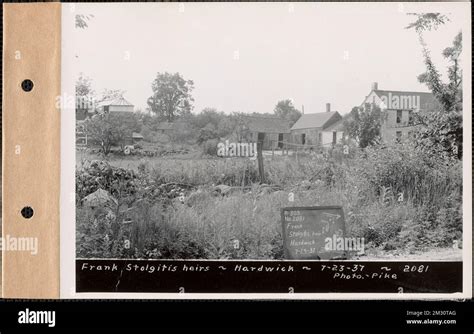Frank Stolgitis Heirs Homeplace Hardwick Mass July 23 1937 Parcel No 393 7 Now Agnes