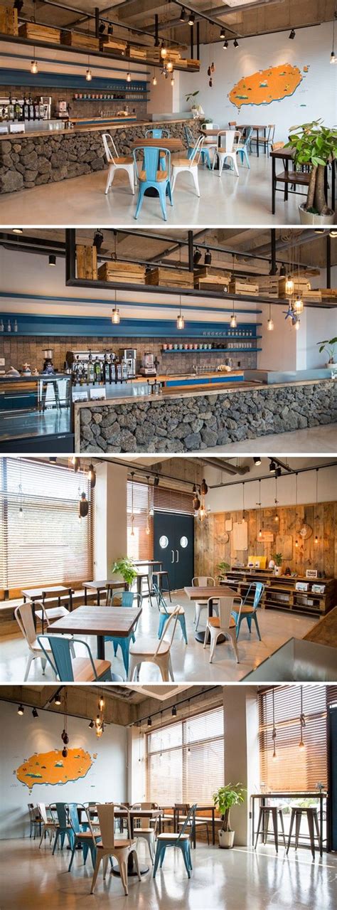 No171 나의제주보물섬 16평 빈티지 현무암 목재 까페인테리어 Korea Jeju Island Cafe Interior 인테리어 디자인 호텔 상점 내부