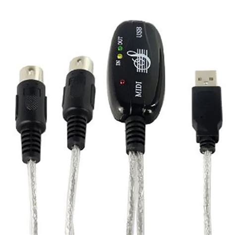 Centechia Usb Midi Cable Keyboard To Pc Usb Midi Cable Converter Pc To Music Keyboard Cord Usb