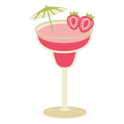 Design Png E Svg De Martini De Morango Para Camisetas