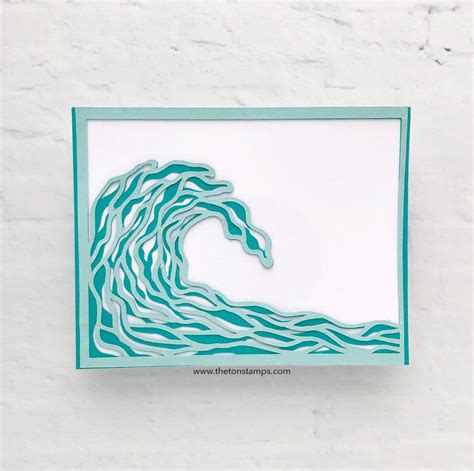 Crashing Wave Layering Coverplates Svg Cut File The Ton