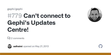 Cant Connect To Gephis Updates Centre · Issue 779 · Gephigephi