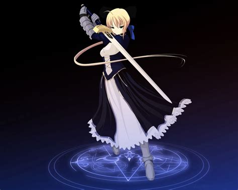 Saber~ Fate Stay Night Wallpaper 24684502 Fanpop