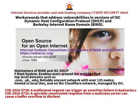 Isc Releases Security Advisories For Dhcp Bind Cyber Security