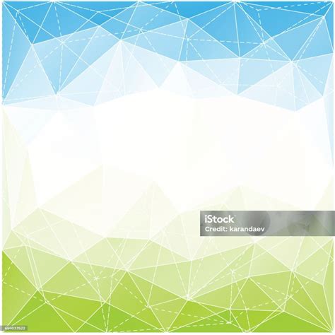 Abstract Triangle Mosaic Gradient Colorful Background Stock Illustration Download Image Now