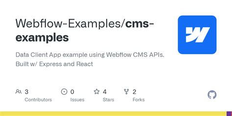 github webflow examples cms examples data client app example using