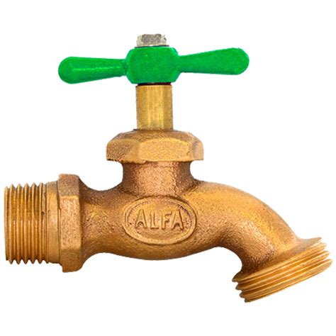 LLAVE DE MANGUERA DE BRONCE ROSCA EN LA NARIZ Alfa
