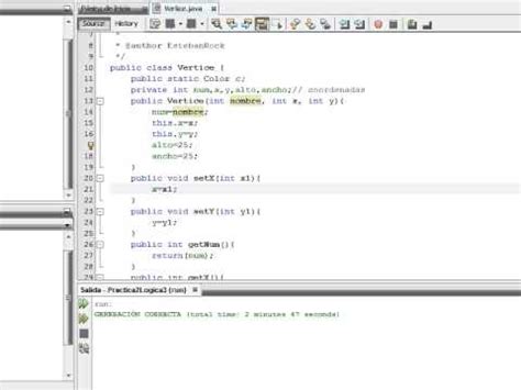Programacion De Grafos En Java Netbeans YouTube