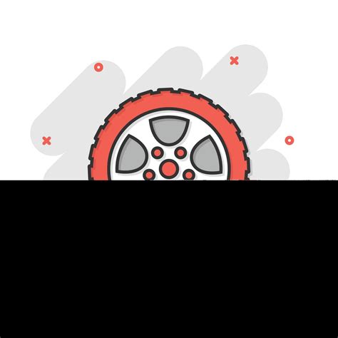 白色背景上的漫畫風格車輪圖標 向量 目的 汽車 背景向量圖案素材免費下載，png，eps和ai素材下載 Pngtree