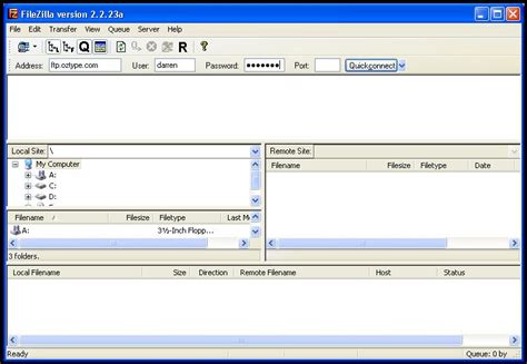 FileZilla FTP Program User S Guide