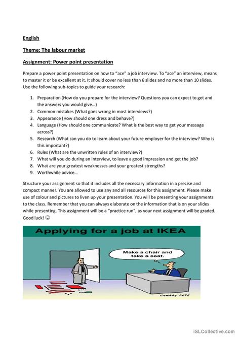 Assignment English Esl Worksheets Pdf And Doc