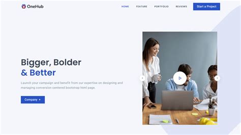 Fronter React Js One Page Multipurpose Parallax Template