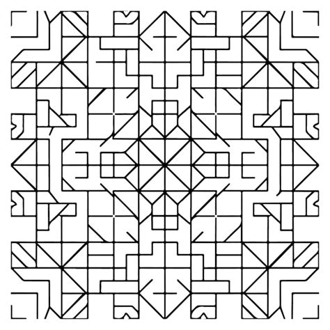 Premium Vector Geometric Vector Seamless Pattern On White Background