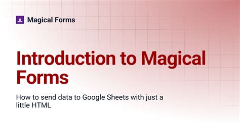introduction to magical forms magical forms