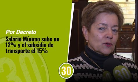 El Salario Mínimo Y El Subsidio De Transporte Quedan Asi Para 2024