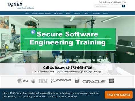 Secure Software Engineering Training Tonex Training Blog