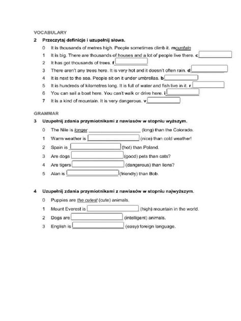 English Class Klasa 5 Unit 4 Pdf