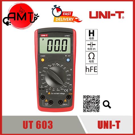 Uni T Ut603 Inductance Capacitance Meter Shopee Malaysia